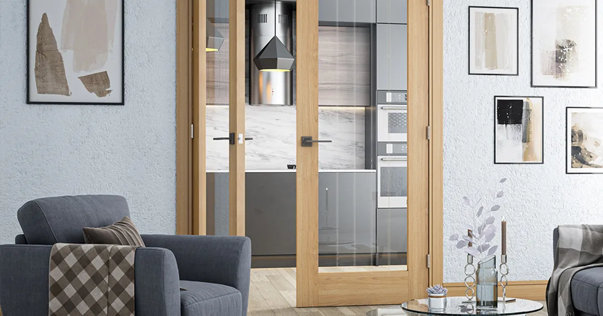 Shawfield Timber | Ely Unfinished Oak Glazed (1L Full) Internal Door