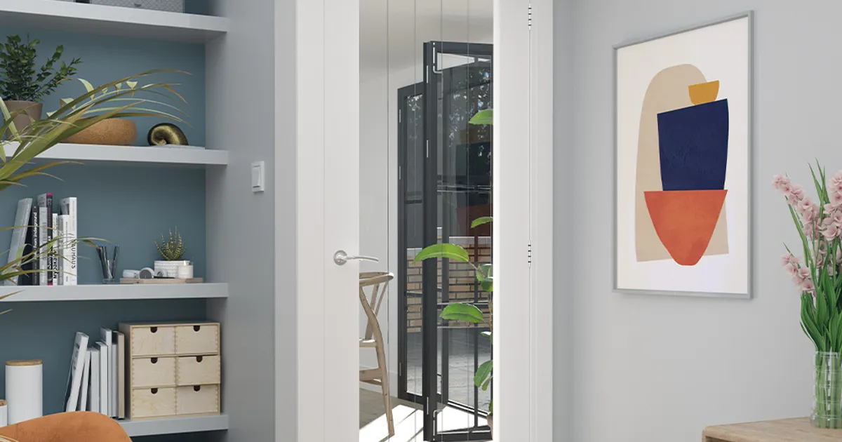 Shawfield Timber | Ely White Primed Glazed (1L Full) Internal Door