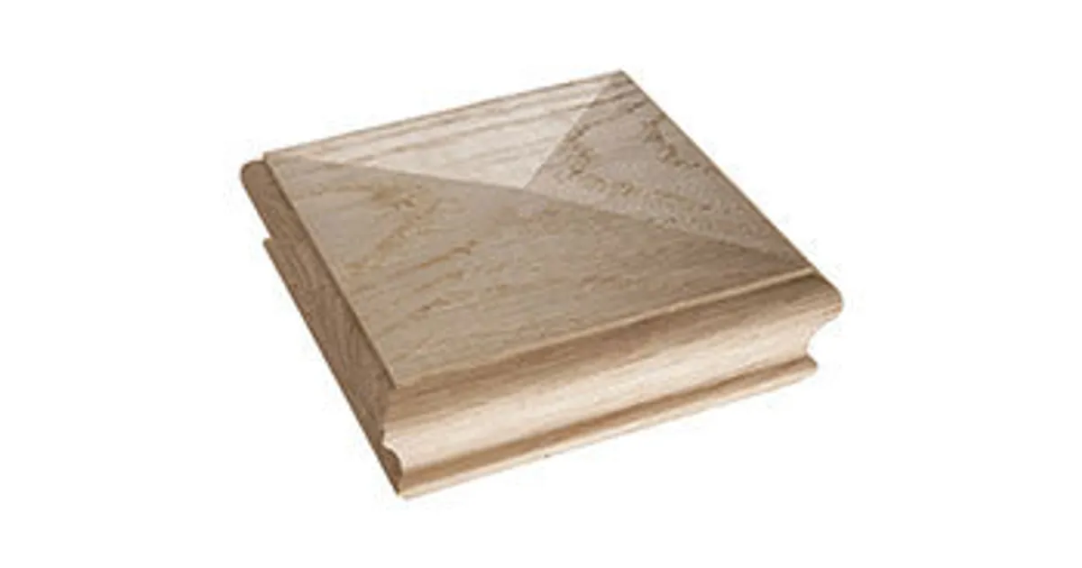 Shawfield Timber | Oak Pyramid Newel Cap | Scotland