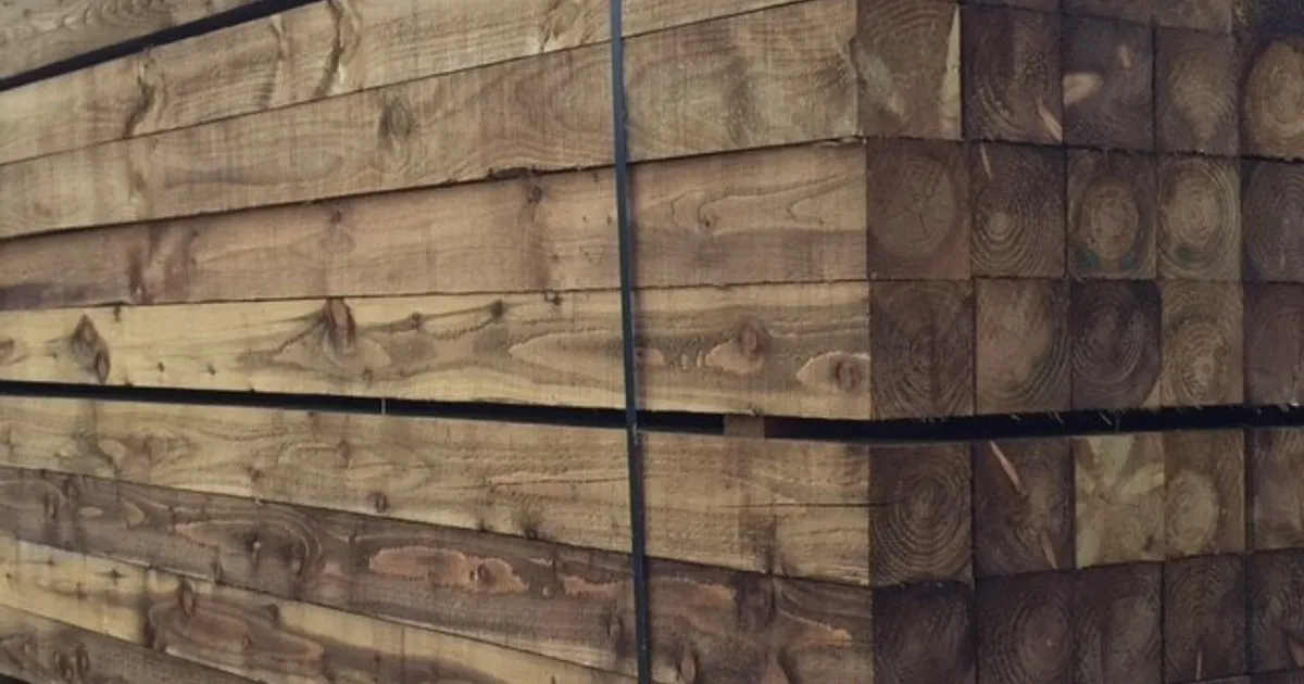 Shawfield Timber | Green Treated Timber Square Post | Scotland