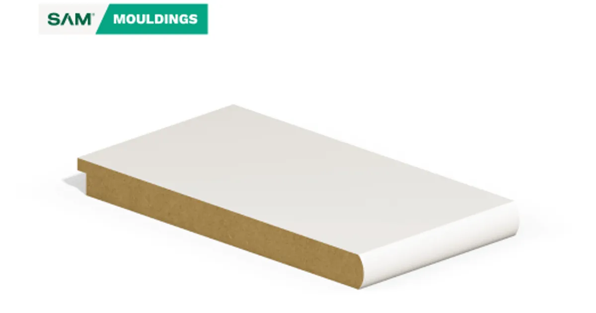 Shawfield Timber | White Primed MDF Bullnose Cill | Scotland