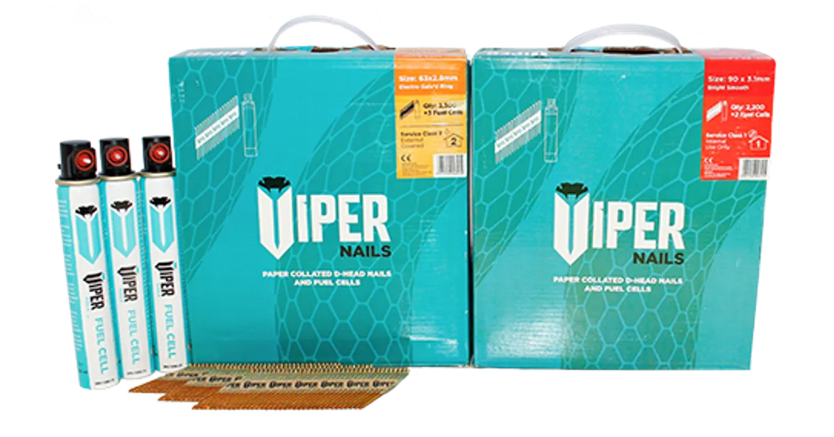 Shawfield Timber | Viper Galvanised Annular Nails with Fuel Cells