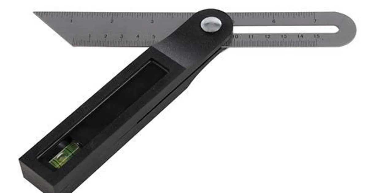 Shawfield Timber | Silverline Sliding T-Bevel with Spirit Level